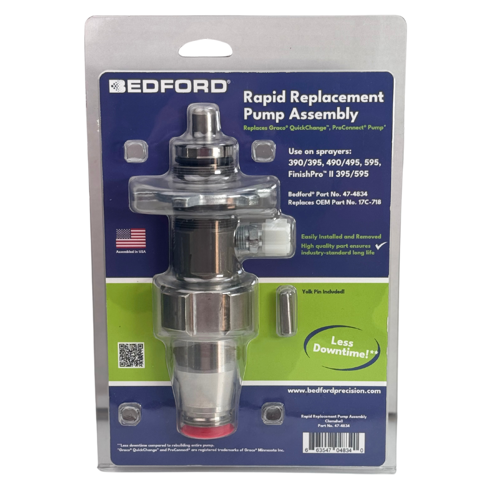 Rapid Replacement Pump Assy w/Clamshell – Bedford Precision