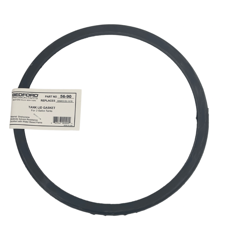 Tank Lid Gasket, 2 Gallon, Stratoprene – Bedford Precision